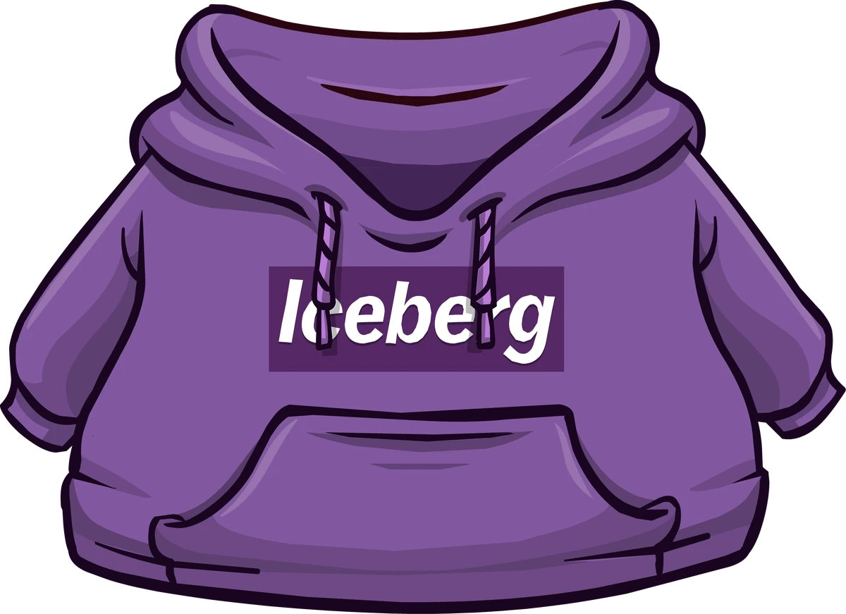 Purple Iceberg Hoodie | New Club Penguin Wiki | Fandom