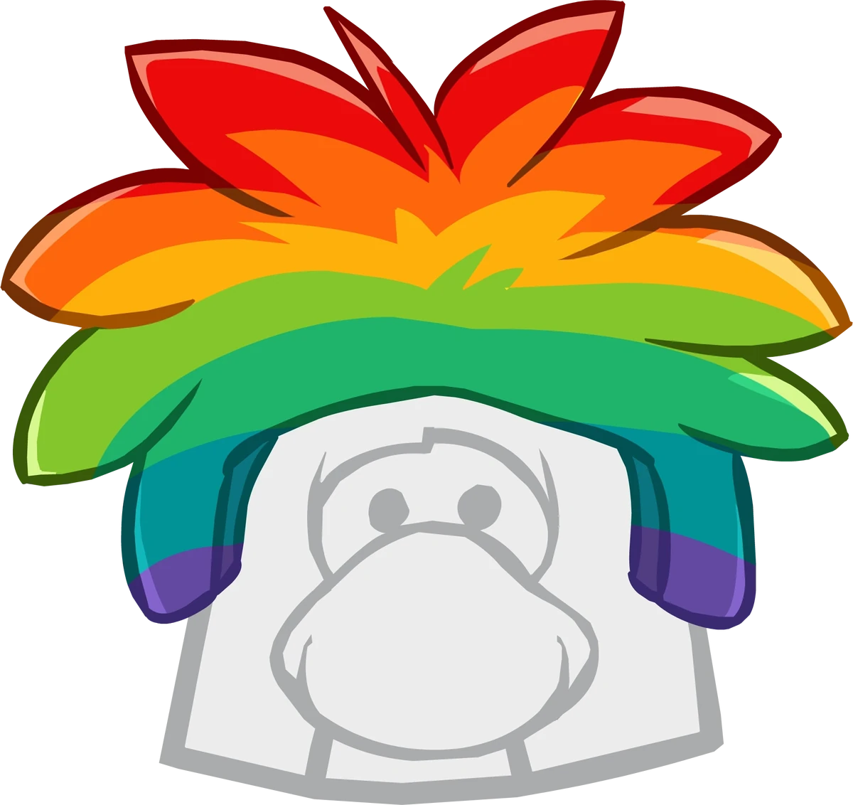 Rainbow Puffle Cap | New Club Penguin Wiki | Fandom