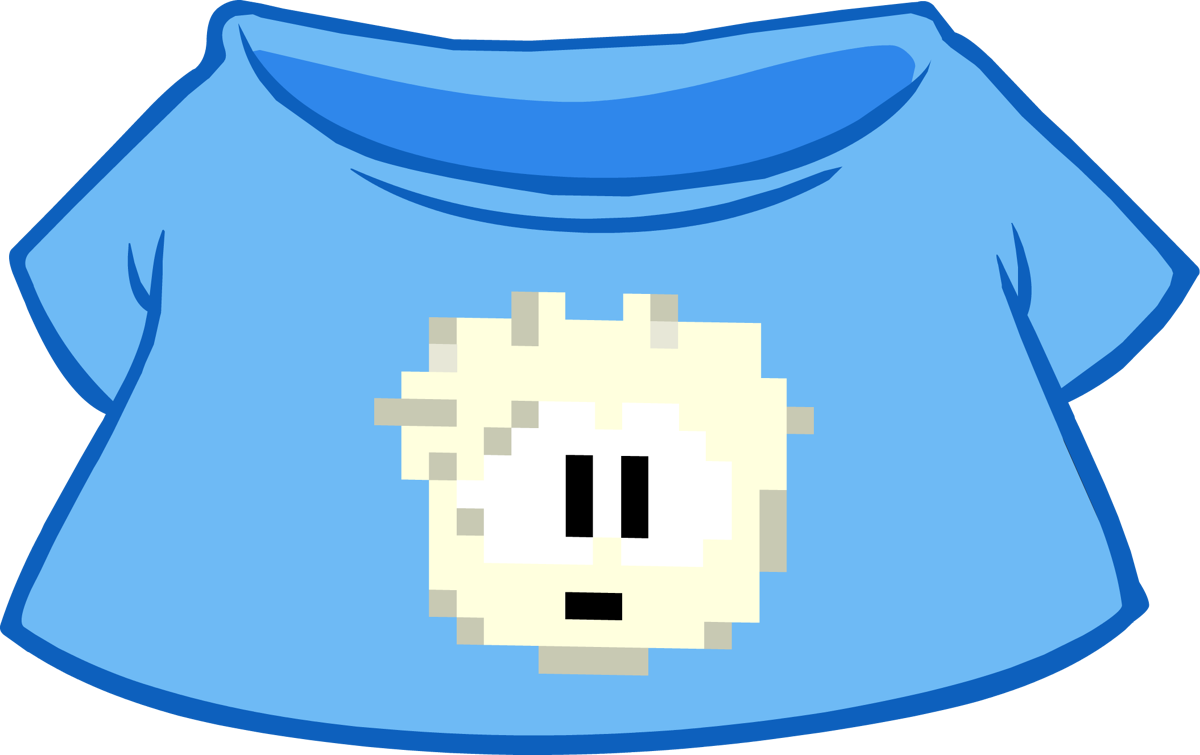 White Pixel Puffle Tee | New Club Penguin Wiki | Fandom