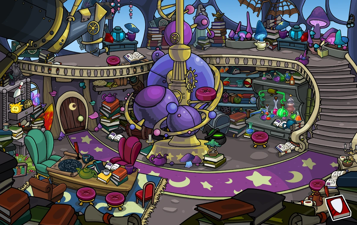 Wizard Library | New Club Penguin Wiki | Fandom