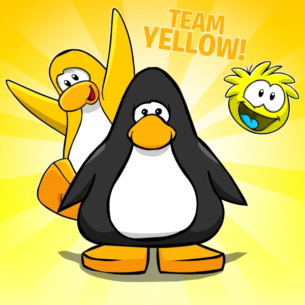 Go Yellow Background | New Club Penguin Wiki | Fandom