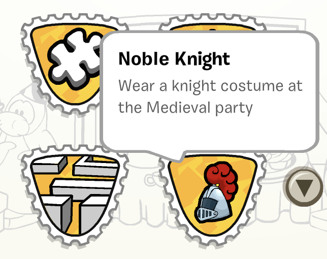 Noble Knight Stamp | New Club Penguin Wiki | Fandom