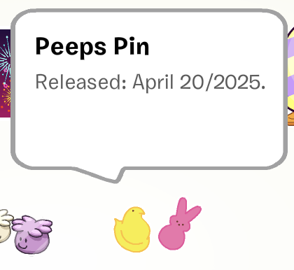 Peeps Pin | New Club Penguin Wiki | Fandom