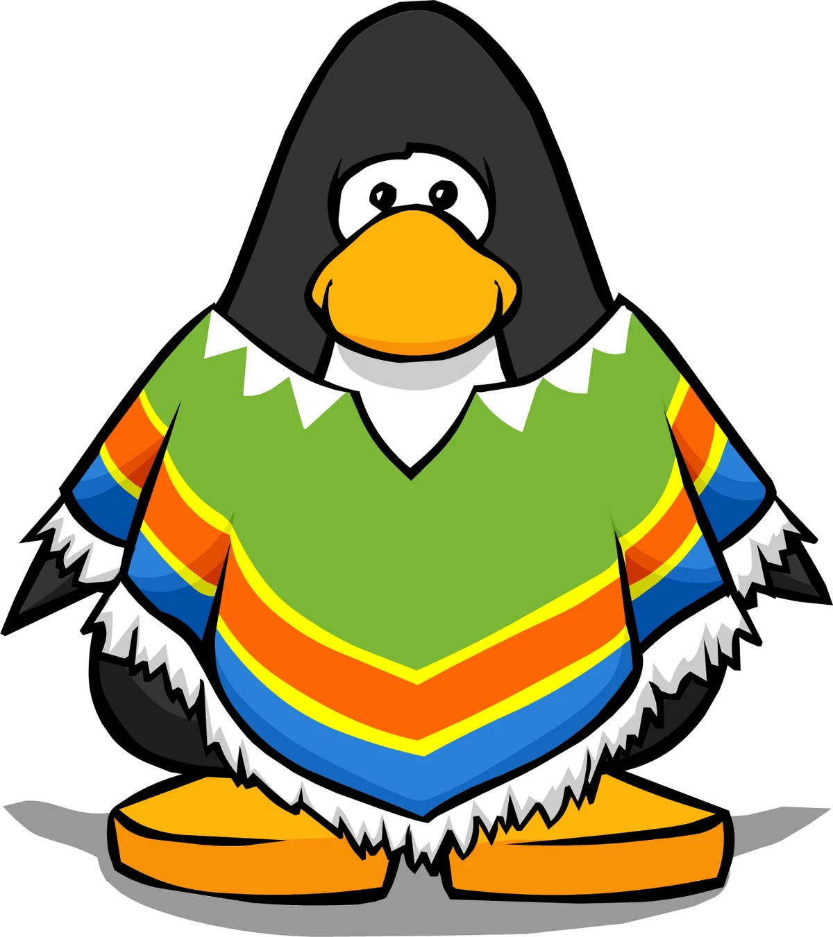 Winter Poncho | New Club Penguin Wiki | Fandom