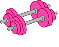 Pink Hand Weights | New Club Penguin Wiki | Fandom