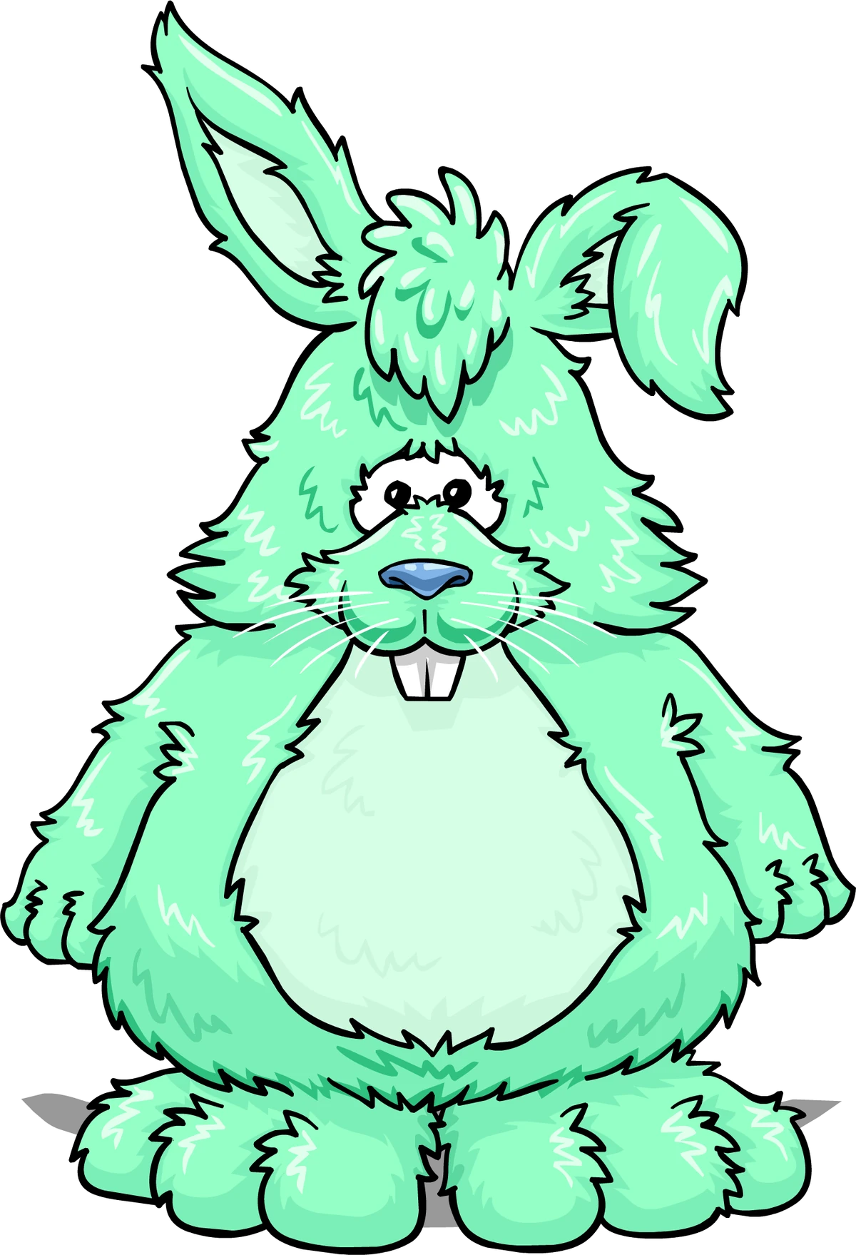 Green Bunny Costume | New Club Penguin Wiki | Fandom