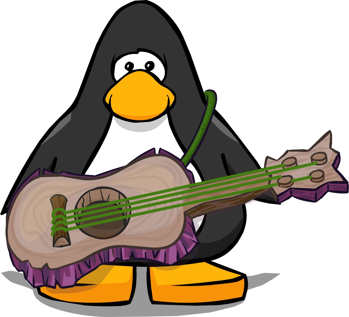 Wooden Guitar | New Club Penguin Wiki | Fandom