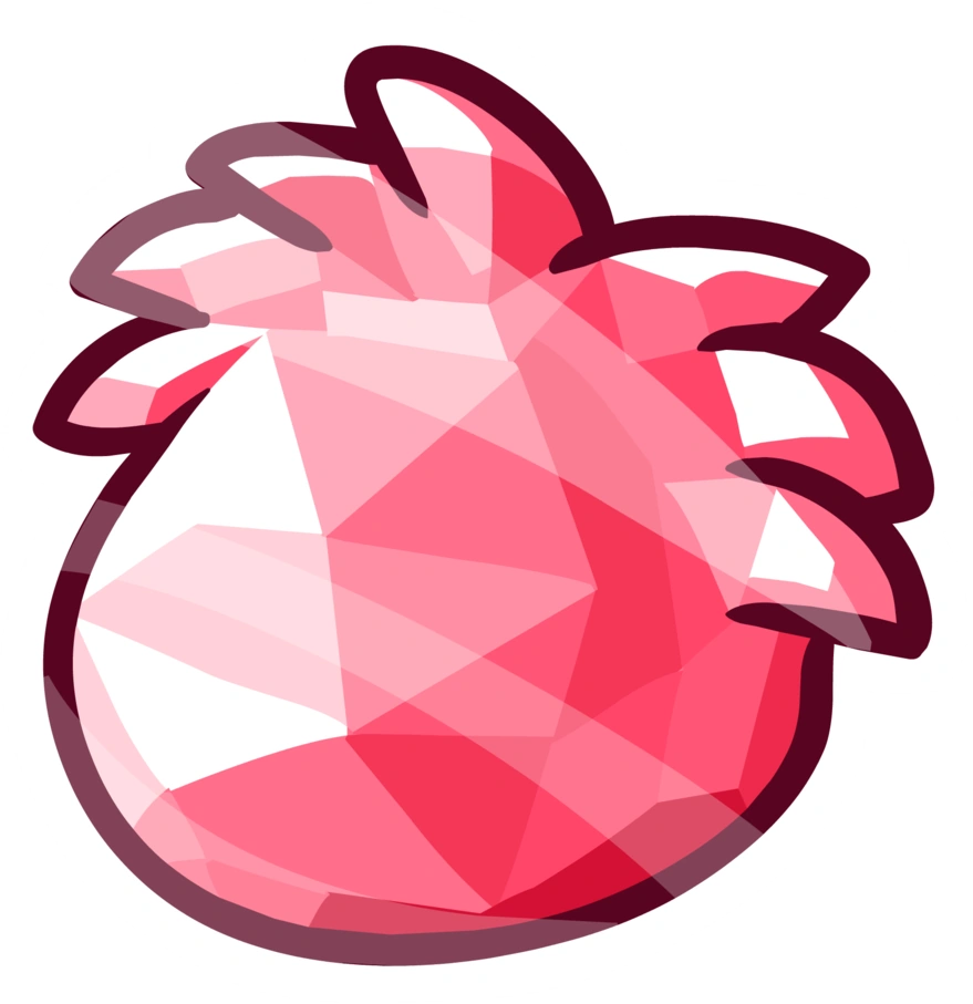 Ruby Crystal Puffle Pin | New Club Penguin Wiki | Fandom