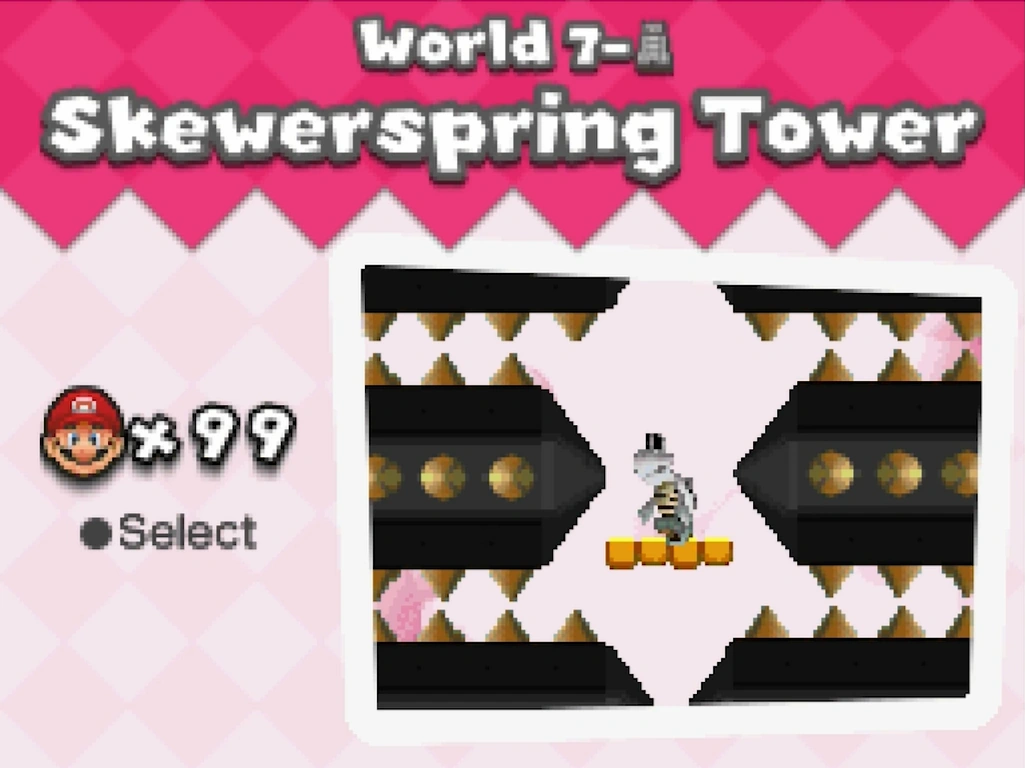 Skewerspring Tower | Newer Super Mario Bros. Wiki | Fandom