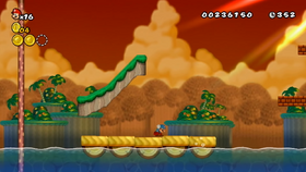 World 1-4 (Newer: Summer Sun) | Newer Super Mario Bros. Wiki | Fandom