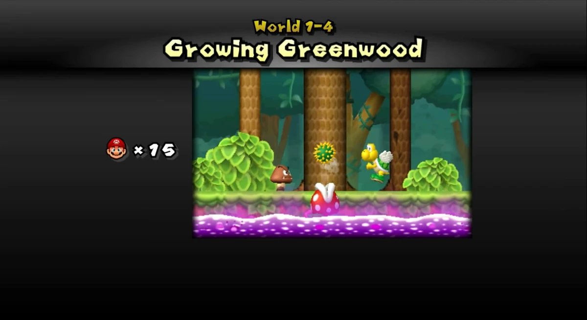 Growing Greenwood | Newer Super Mario Bros. Wiki | Fandom