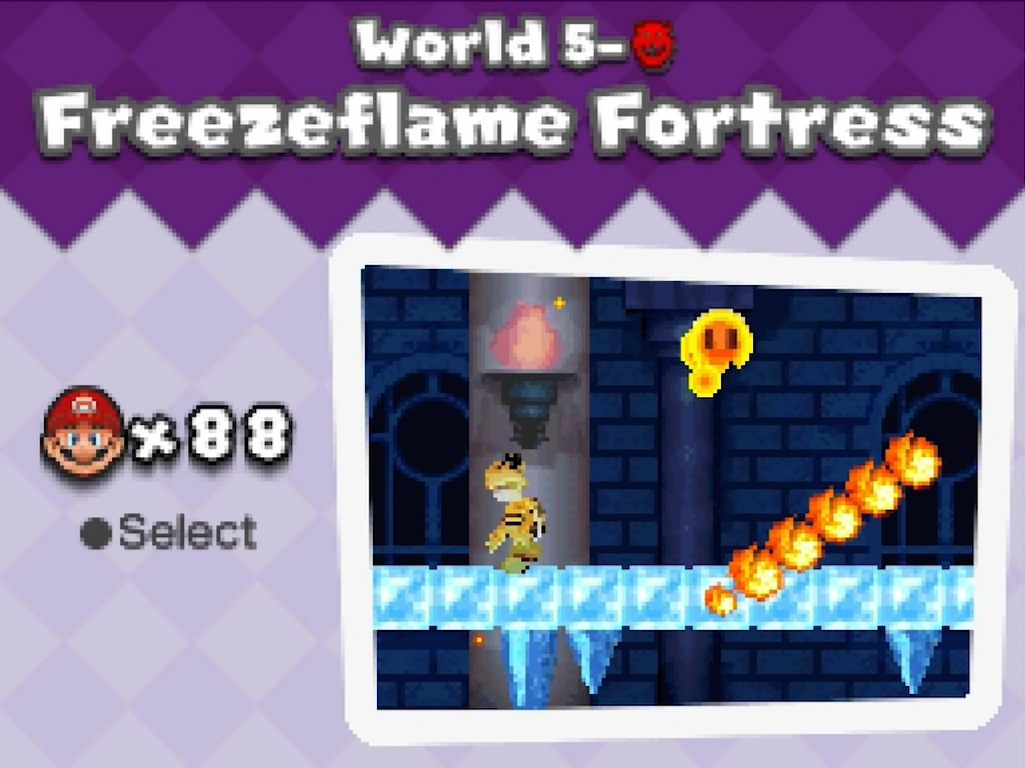 Freezeflame Fortress | Newer Super Mario Bros. Wiki | Fandom