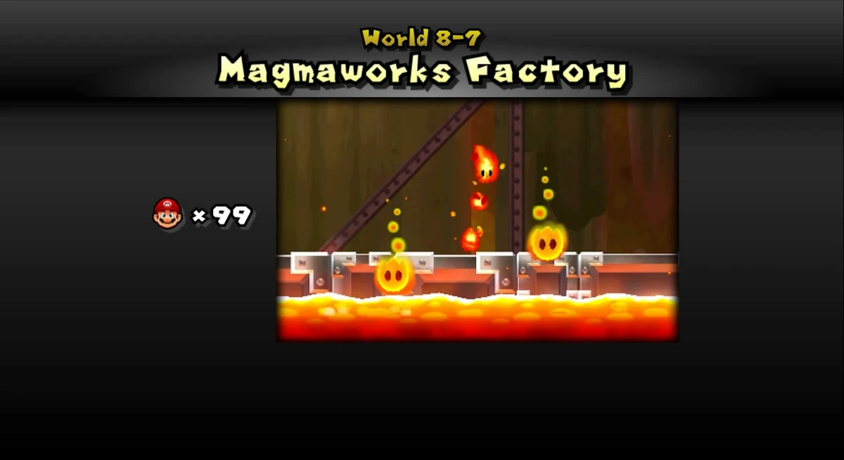 Magmaworks Factory | Newer Super Mario Bros. Wiki | Fandom