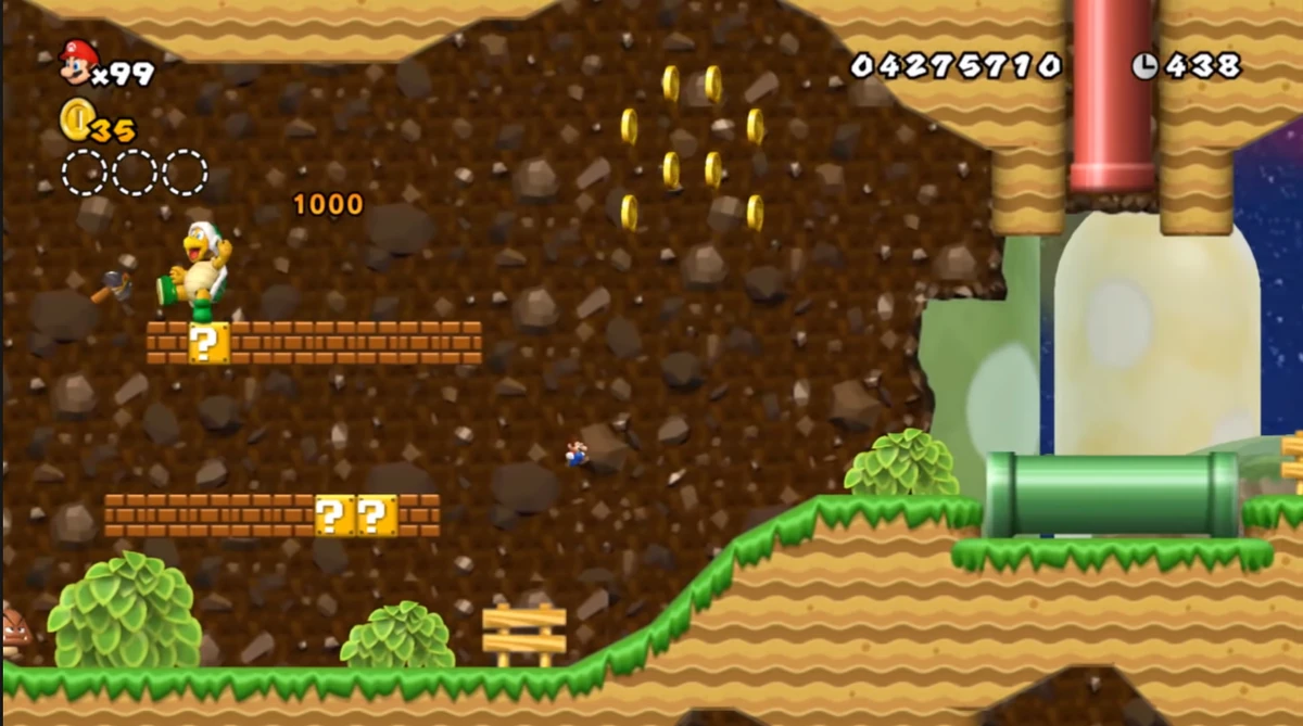 World 9-1 (Another Super Mario Bros. Wii) | Newer Super Mario Bros ...