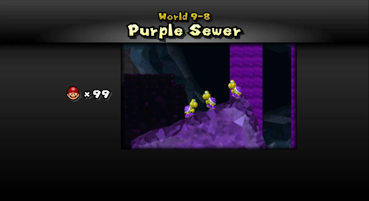 Purple Sewer | Newer Super Mario Bros. Wiki | Fandom