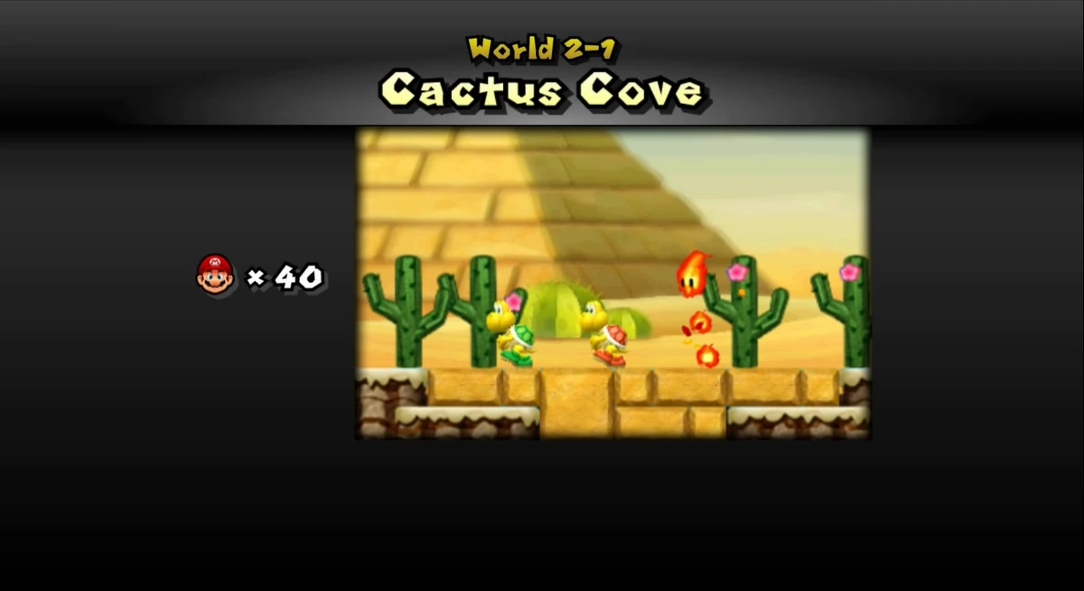 Cactus Cove | Newer Super Mario Bros. Wiki | Fandom