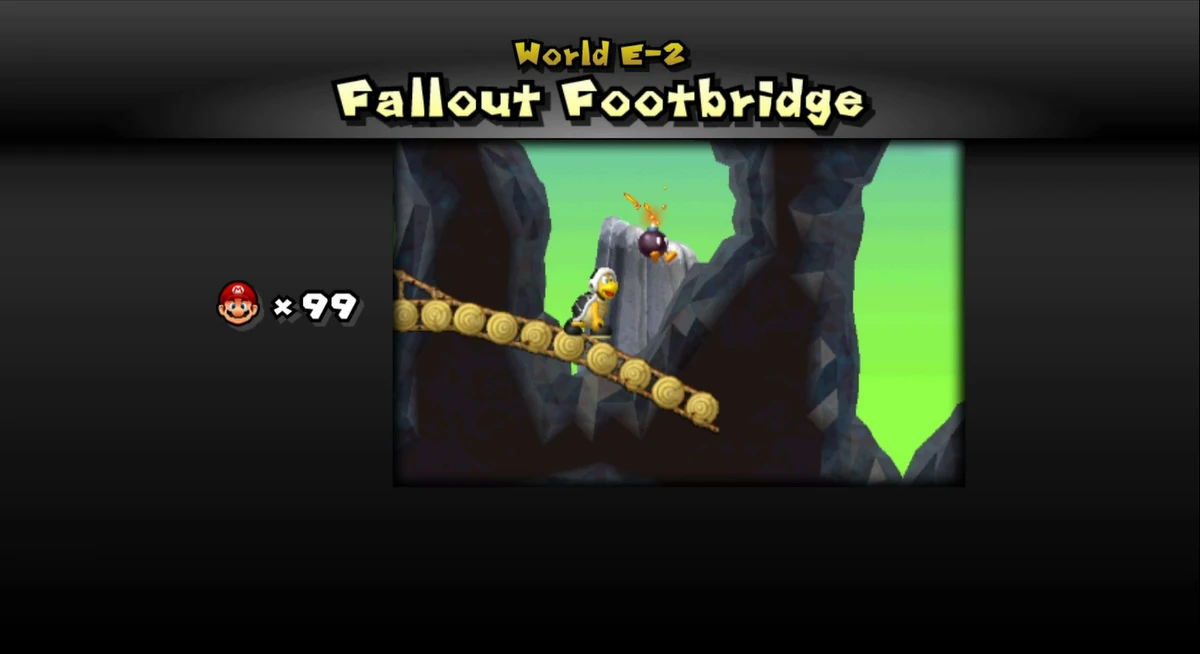 Fallout Footbridge | Newer Super Mario Bros. Wiki | Fandom