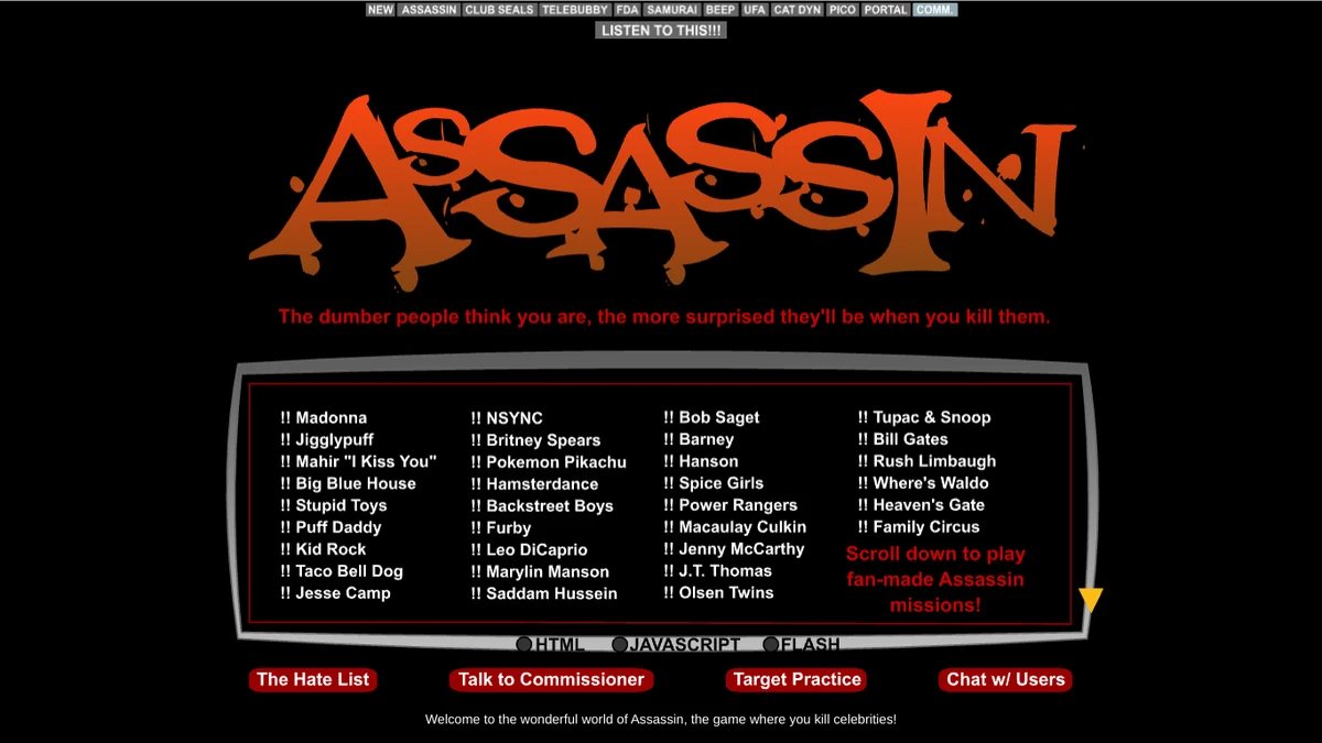 Assassin | Wikigrounds, the free Newgrounds encyclopedia | Fandom