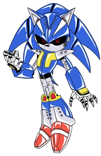 mecha sonic sprites deviantart