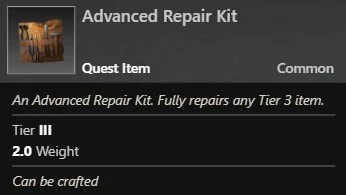 Advanced Repair Kit | New World вики | Fandom