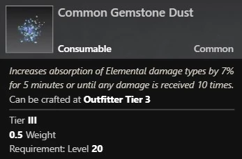 Common Gemstone Dust | New World вики | Fandom