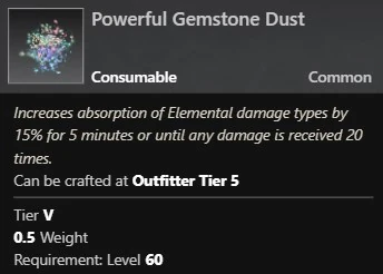 Powerful Gemstone Dust | New World вики | Fandom