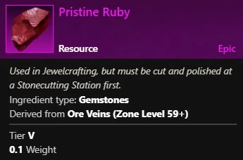 Pristine Ruby | New World вики | Fandom