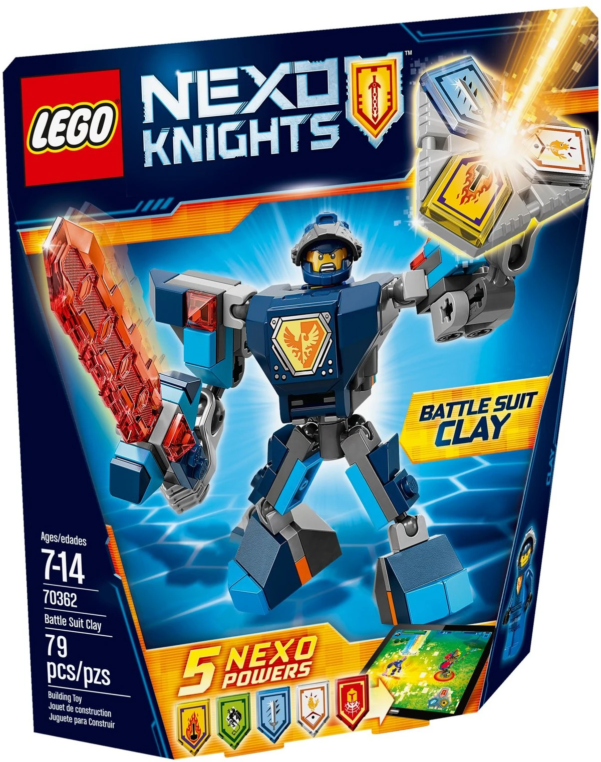 70362 Боевые доспехи Клэя | Nexo Knights Вики | Fandom