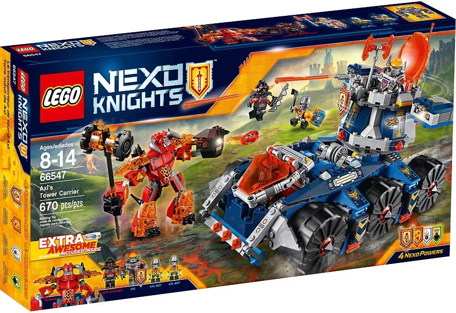 66547 Башенный тягач Акселя — Дополненное издание | Nexo Knights Вики ...