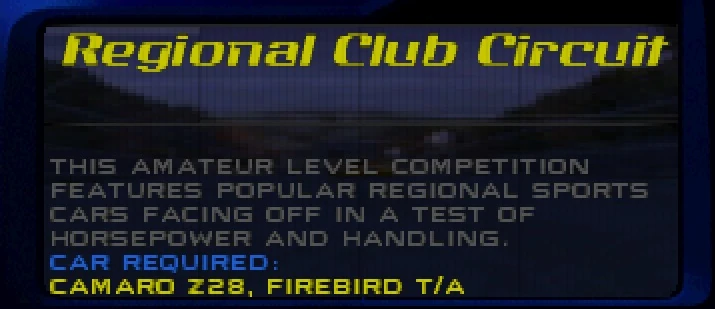 Regional Club Circuit | Need for Speed Wiki | Fandom