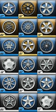 Wheels | NFS World Wiki | Fandom
