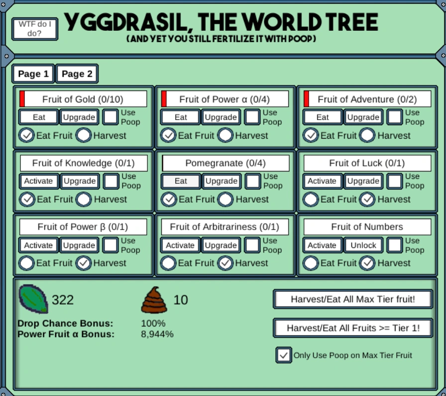 Yggdrasil | NGU Idle Wiki | Fandom