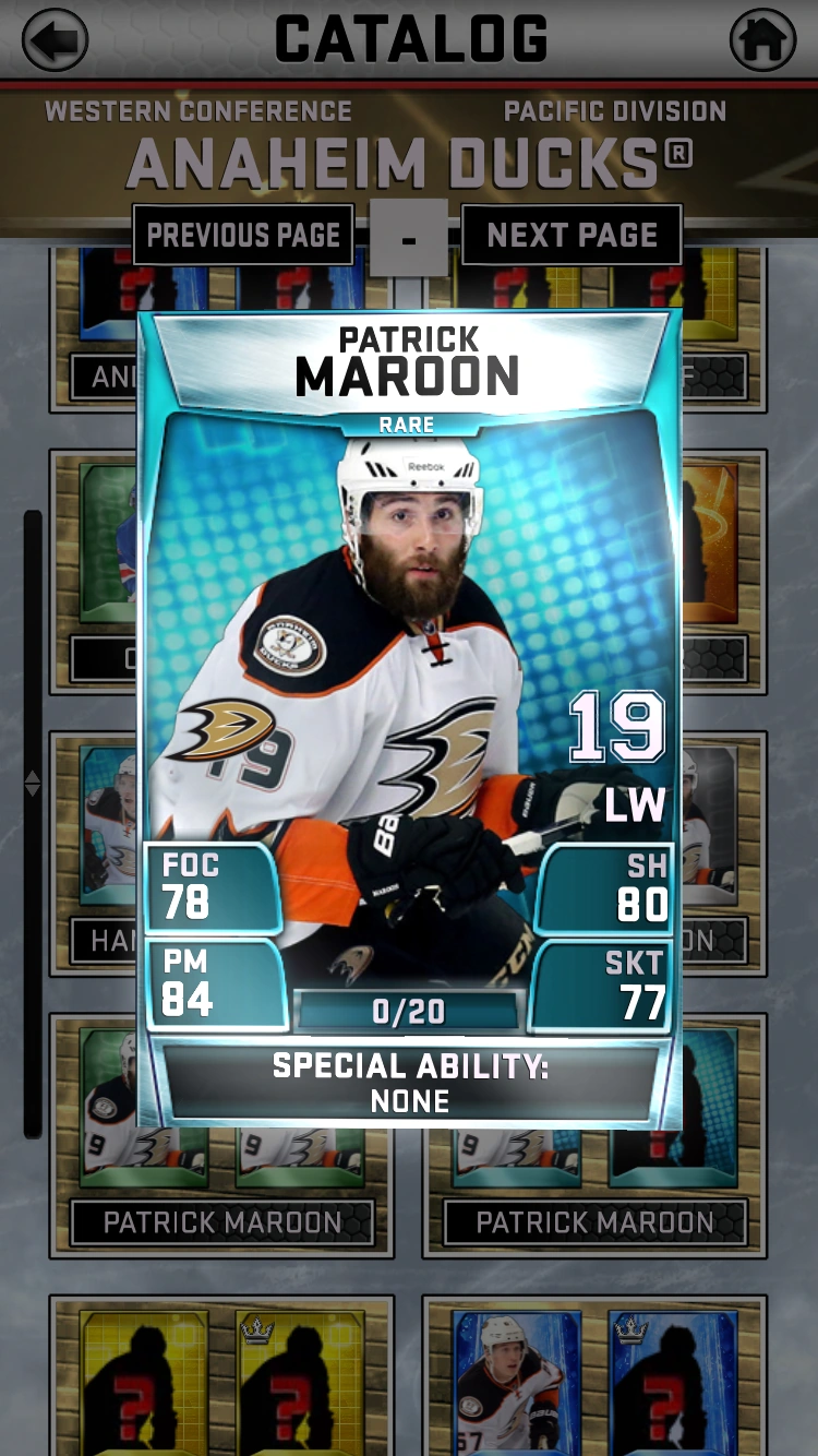 Patrick Maroon R | NHL Supercard Wikia | Fandom