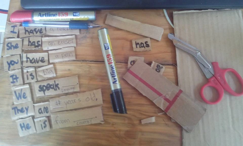 Cardboard "Word Tiles" | NICA TESOL Wikia | Fandom