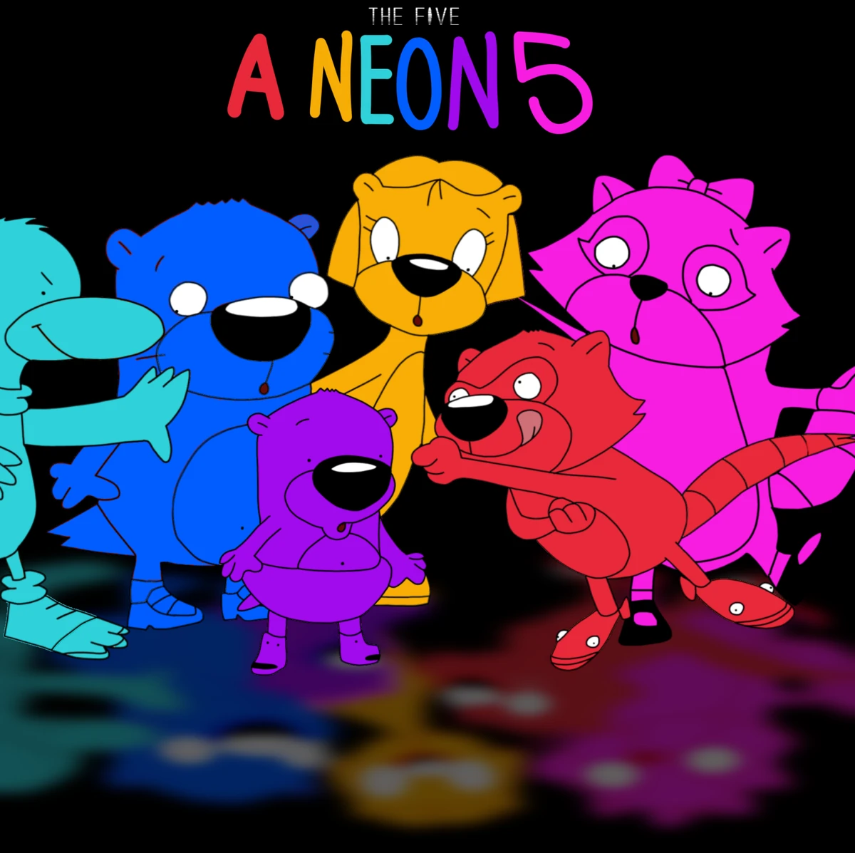 A Neon 5 (The Five album) | Nick Jonas TV Series Wiki | Fandom