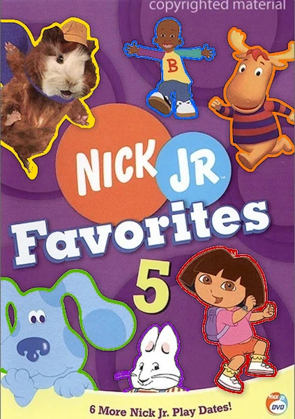 Nick Jr Favorites 5 (2007 DVD) (March 13, 2007) | Nick Jr DVDs 2007 ...