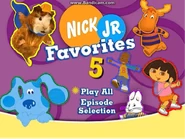 Nick Jr Favorites 5 (2007 DVD) (March 13, 2007) | Nick Jr DVDs 2007 ...