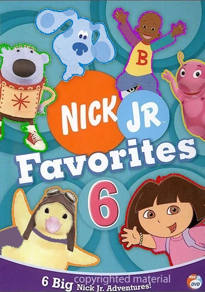 Nick Jr Favorites 6 (2007 DVD) (August 7, 2007) | Nick Jr DVDs 2007 ...