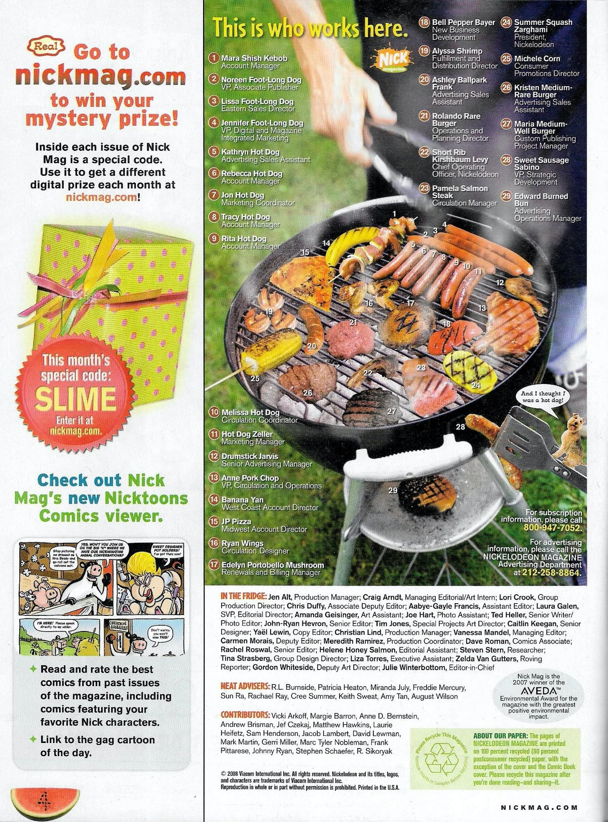 August 2008 Issue/gallery | Nick Magazine Wiki | Fandom