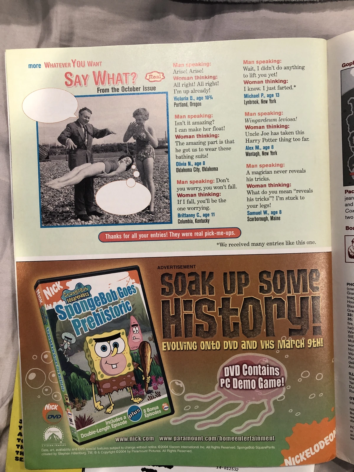 Say What? | Nick Magazine Wiki | Fandom