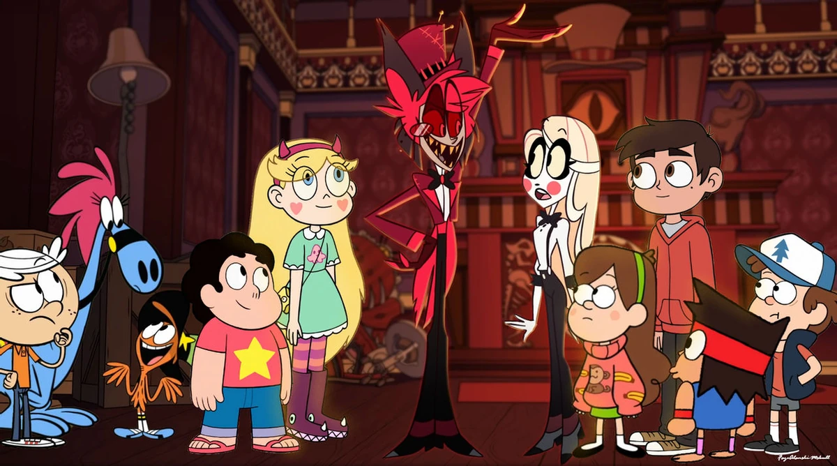 Starco And Friends In Hazbin Hotel Movie | Nick III Science Fiction labortory Future Wikib Wiki ...