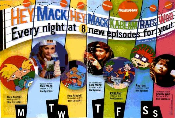 Schedule 1997 | Nickelodeon | Fandom
