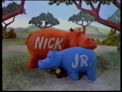 Nick Jr Hippo Bumper