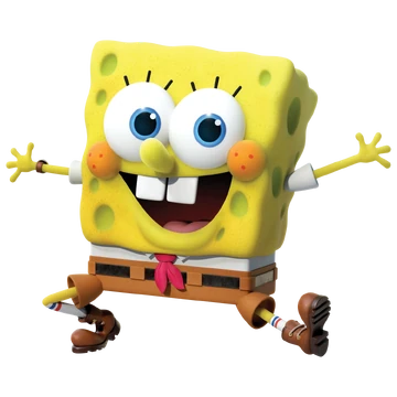 spongebob defying physics