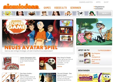 Nick.de (2011-2013) | Nickelodeon Wiki | Fandom