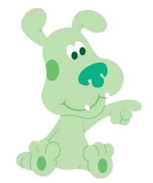 blues clues how to draw green puppy