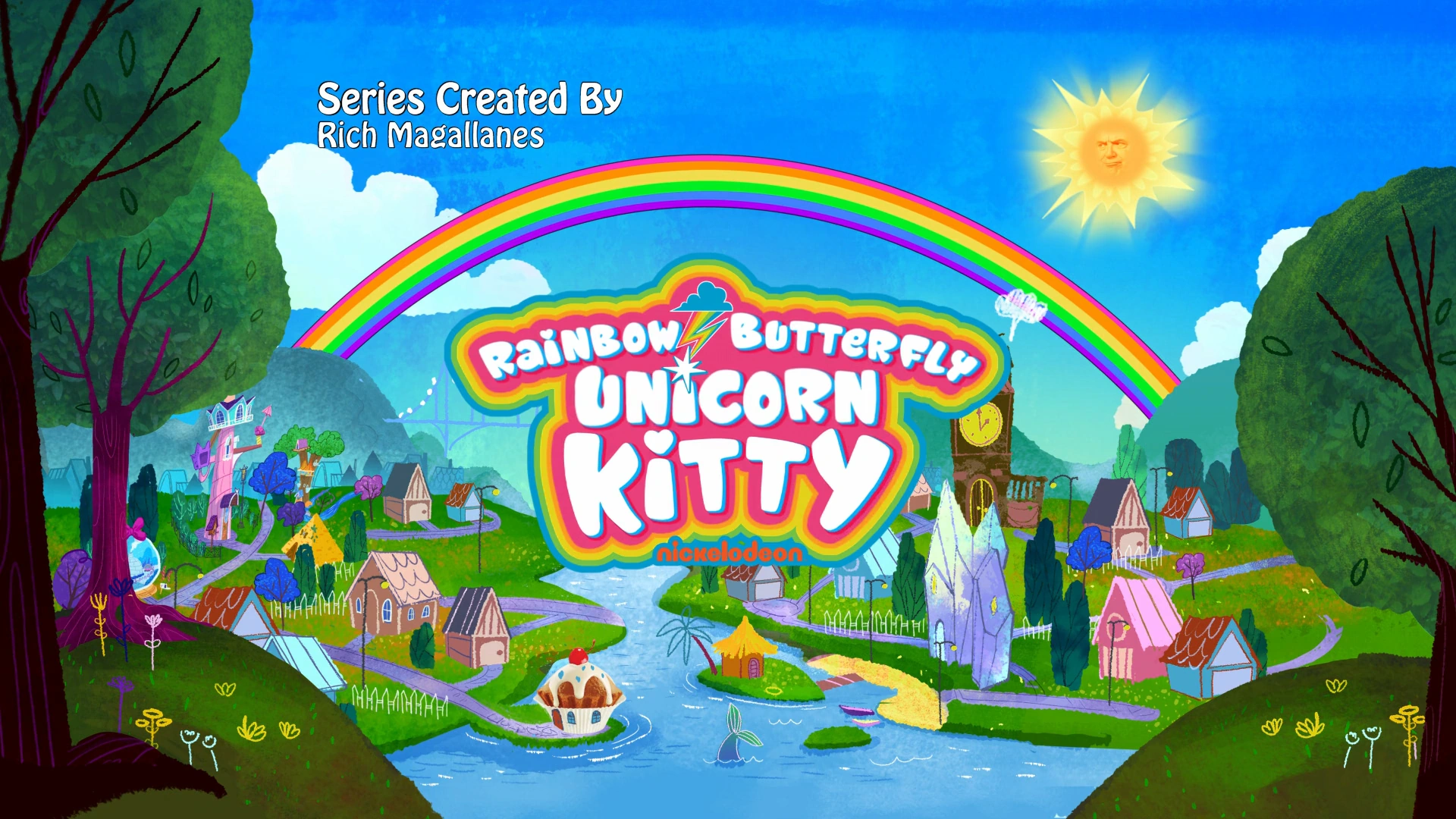 how to draw rainbow butterfly unicorn kitty