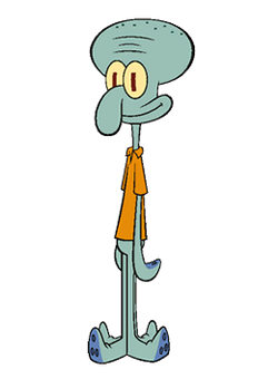 Squidward Smiling
