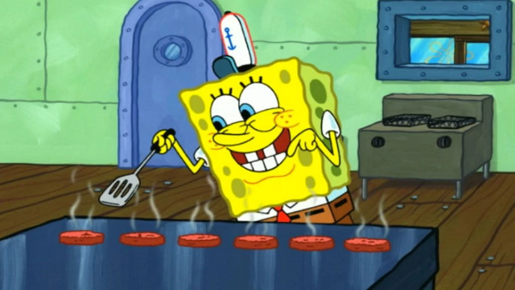 Spongebob Cócaireacht Krabby Patty Cúla4