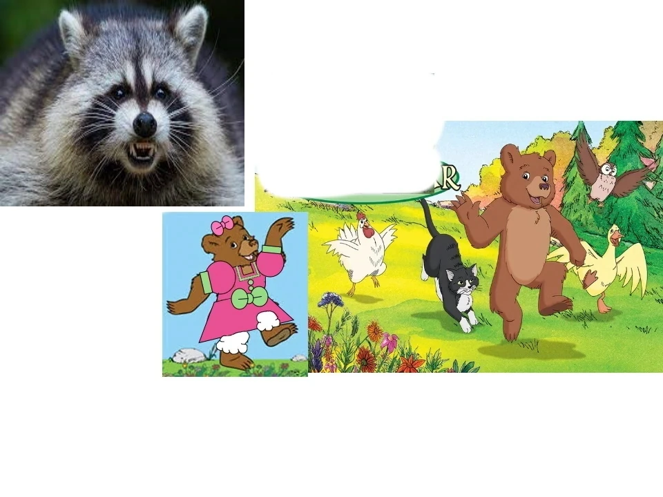 Monster monster bear raccoon | NickJr.Fanon Wiki | Fandom